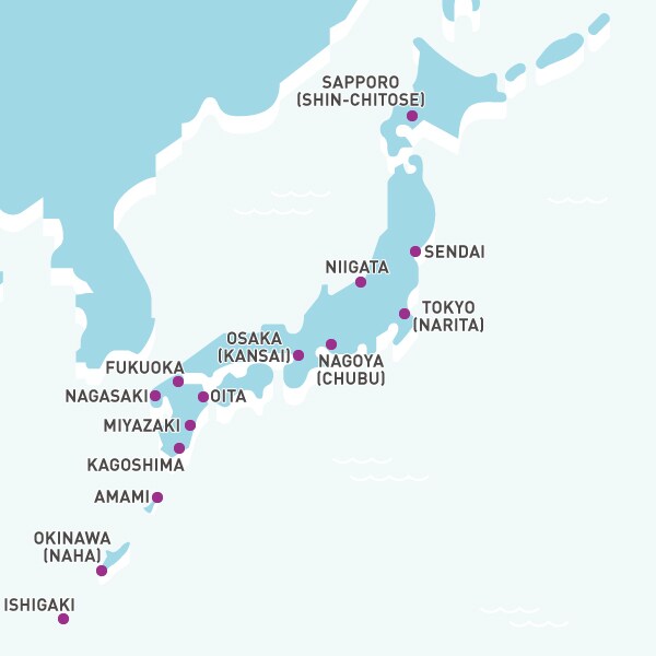 Travel around Japan | Peach Aviation